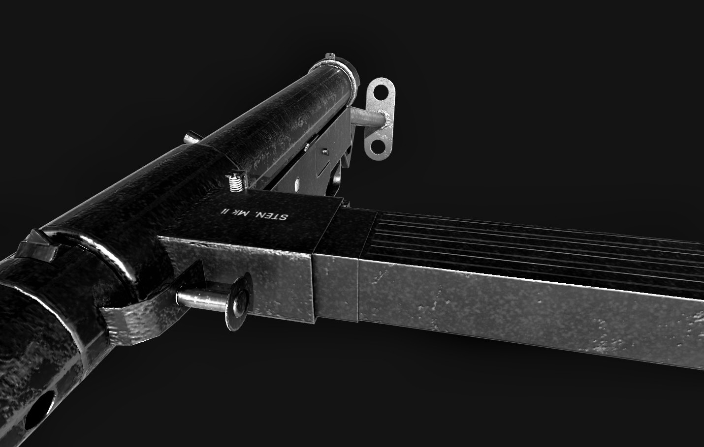 ArtStation - Sten Mk II - Real Time/3D asset/2K Textures/Files(MB, MAX ...
