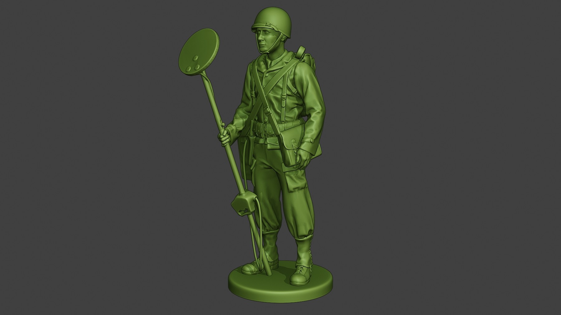 ArtStation - American engineer soldier ww2 Stand A9 | Resources