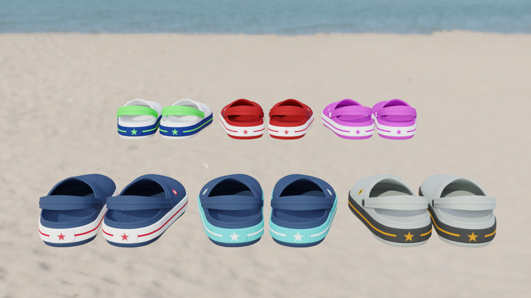 ArtStation - Clogs 3D Model | Game Assets