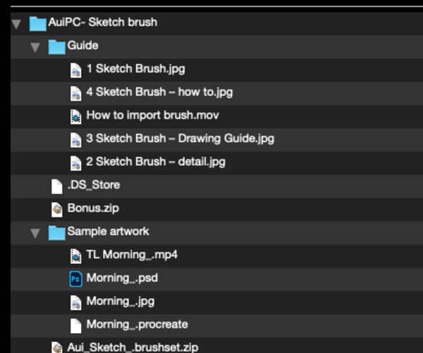 ArtStation - Procreate Brushes set : Sketching | Brushes