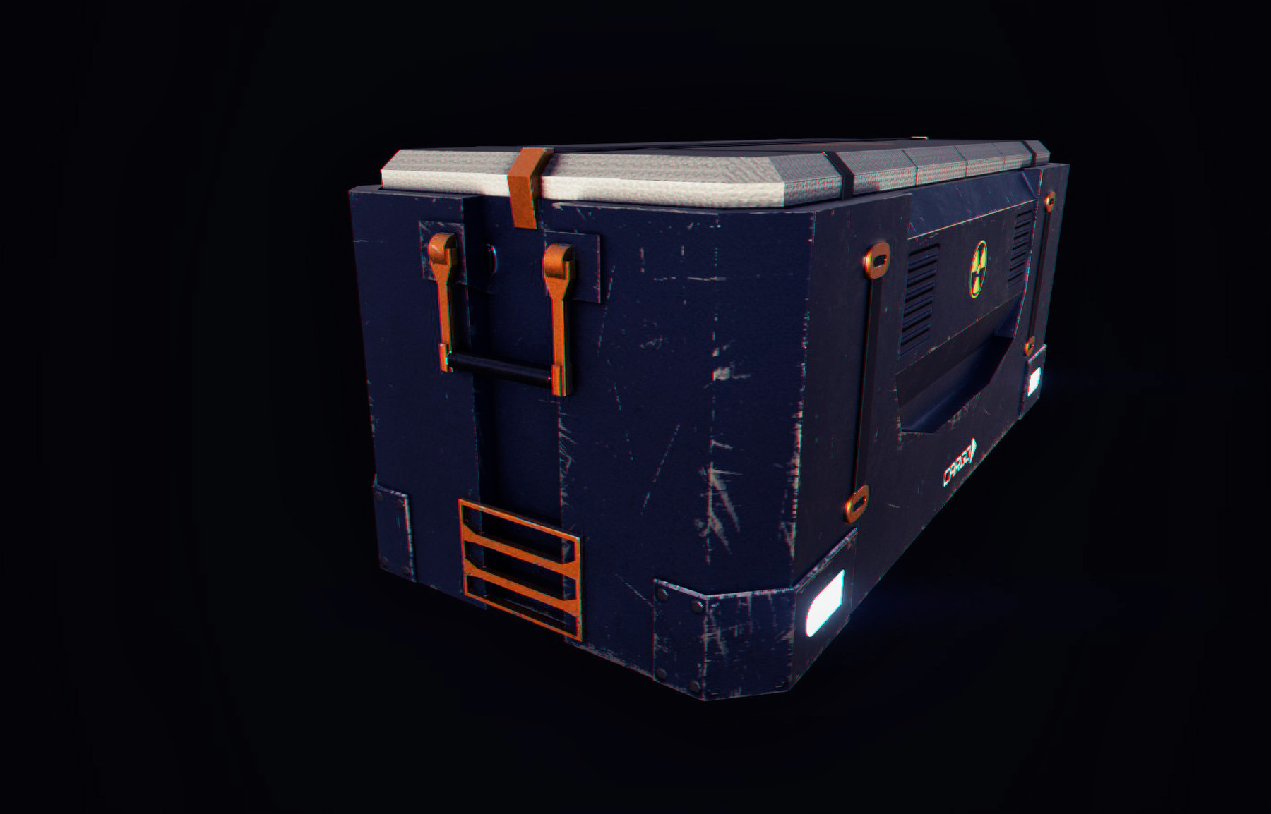 ArtStation - SciFi Cargo Box - Real Time/3D Asset/4K Textures/Files(MB ...