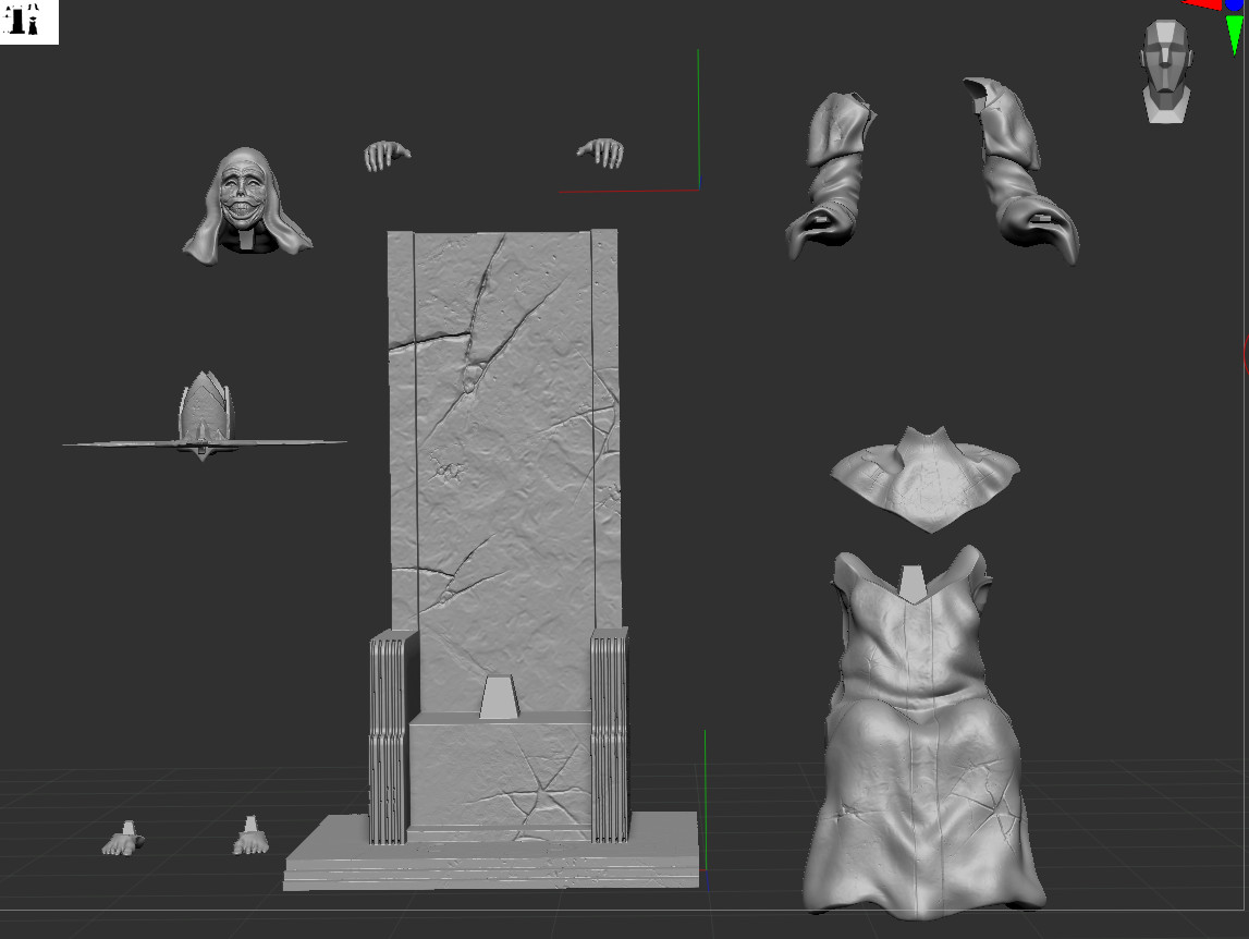 ArtStation - Statue of God 3D print model | Game Assets