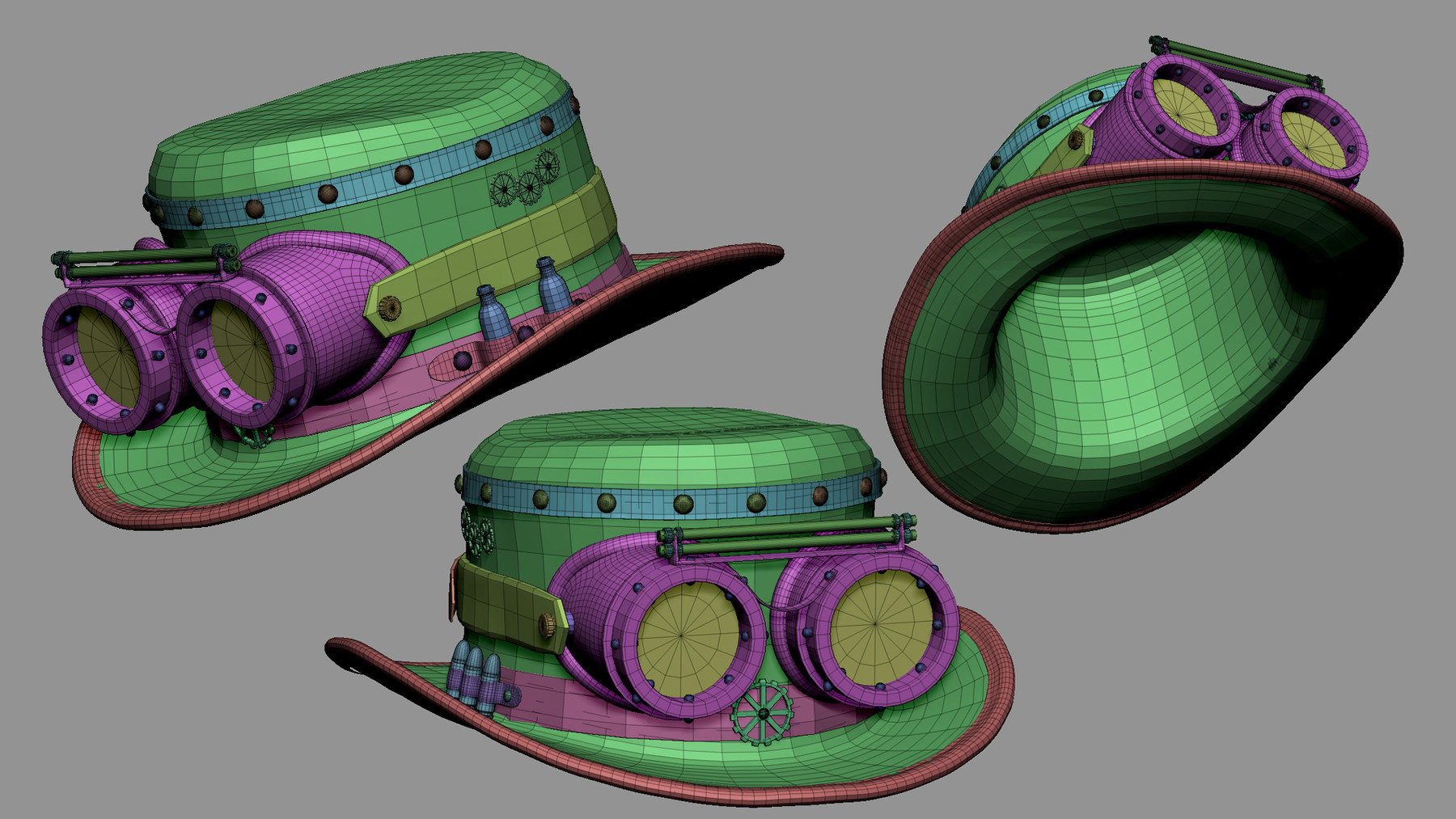 ArtStation - Hat Steampunk | Game Assets