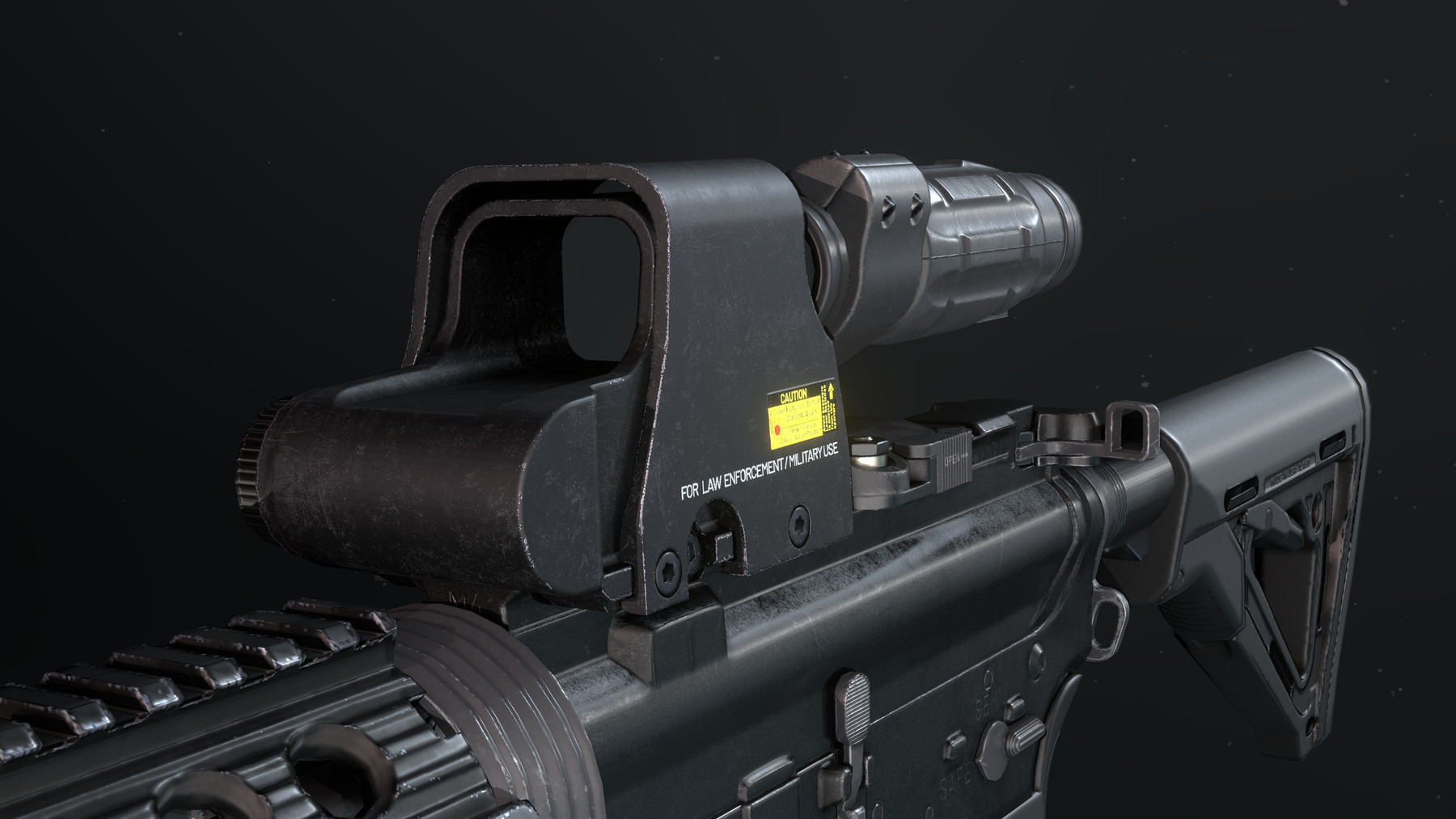 ArtStation - M4 Carbine with Attachments | Game Assets