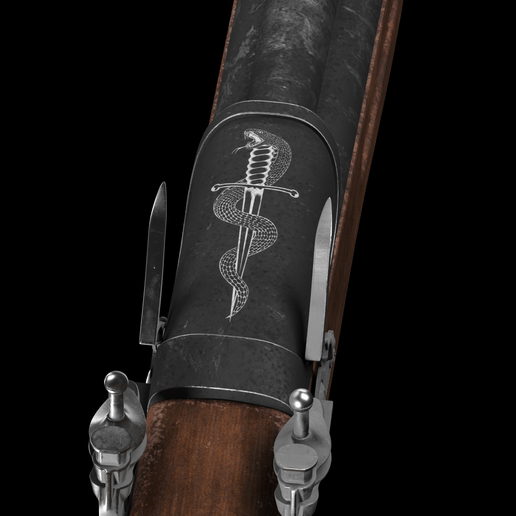 ArtStation - flintlock and knife | Game Assets