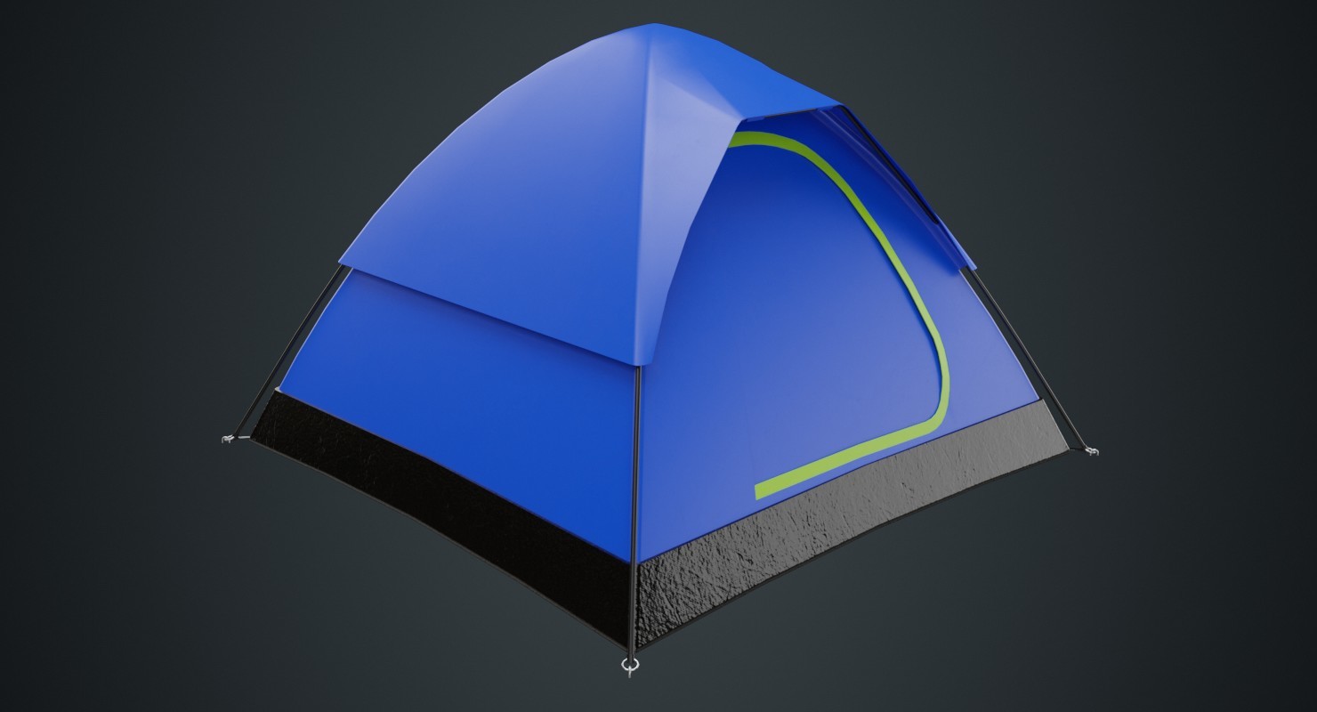 ArtStation - Camping Tent 2A | Game Assets