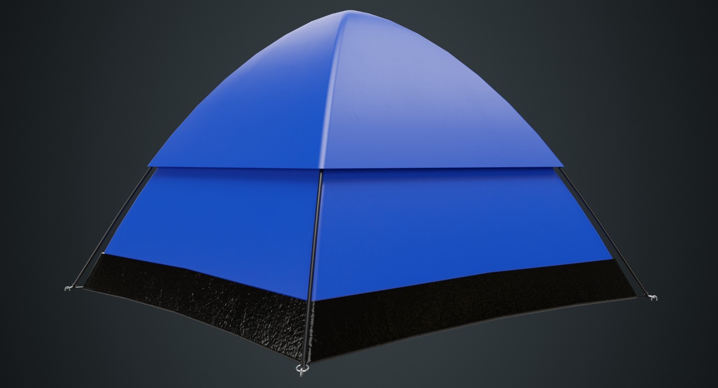 ArtStation - Camping Tent 2A | Game Assets