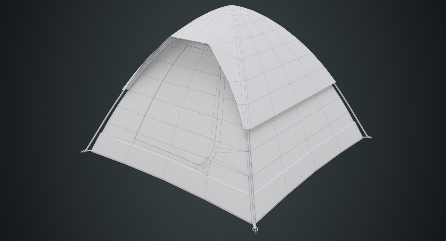 ArtStation - Camping Tent 2A | Game Assets