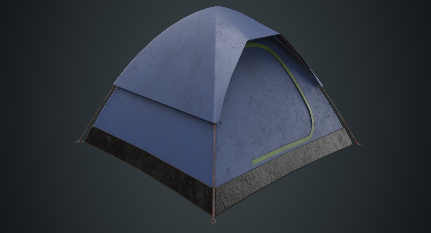 ArtStation - Camping Tent 2B | Game Assets