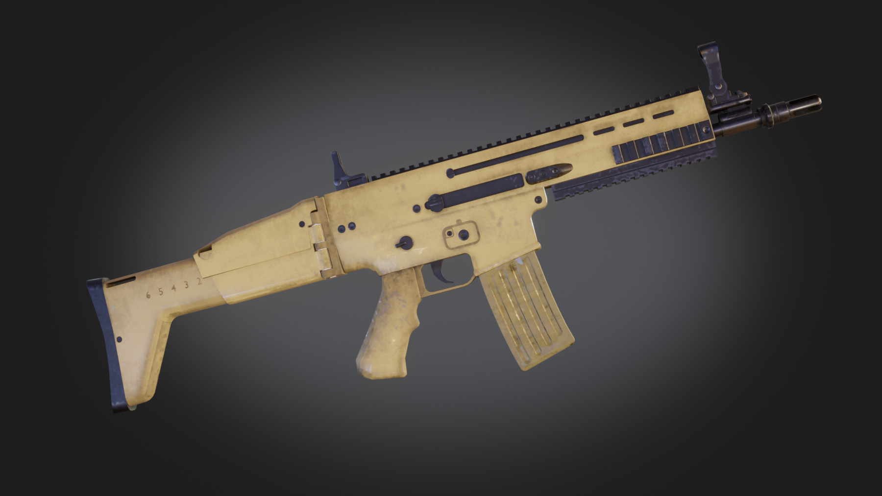 ArtStation - Scar l 3d model | Game Assets