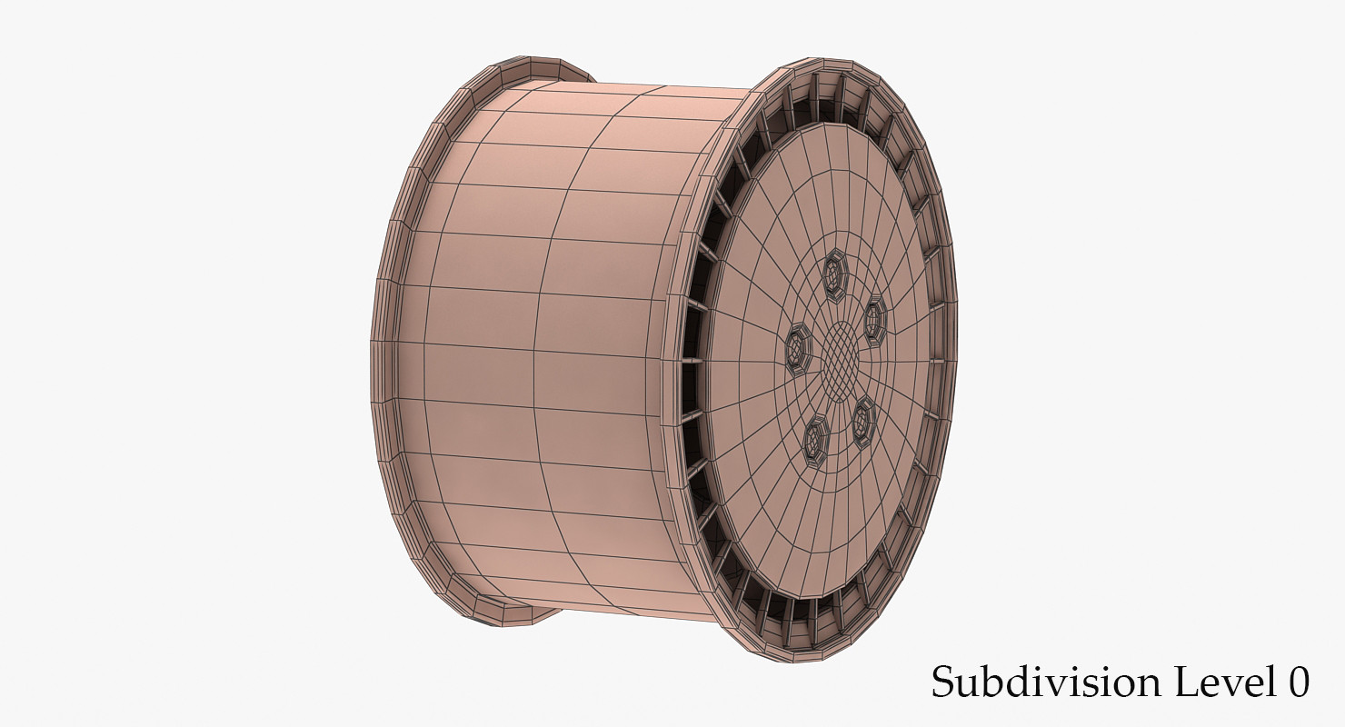 ArtStation - Knight Rider Wheel 3D Model | Game Assets