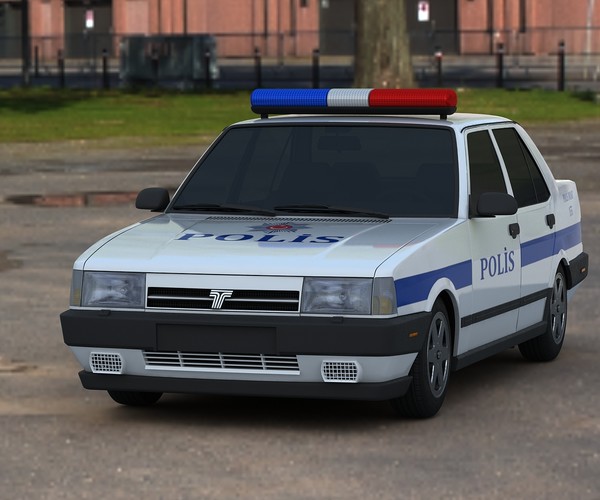 ArtStation - Tofas Dogan SLX Police 3D Model | Game Assets