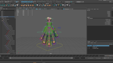 ArtStation - Zombie Hand Rig | Resources