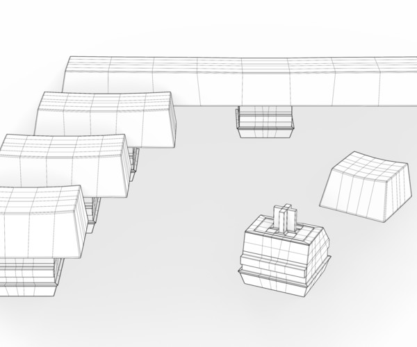 ArtStation - Mechanical Keys for a Keyboard - Keycaps and Switches ...