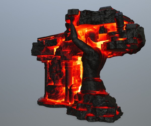 ArtStation - lava temple | Game Assets