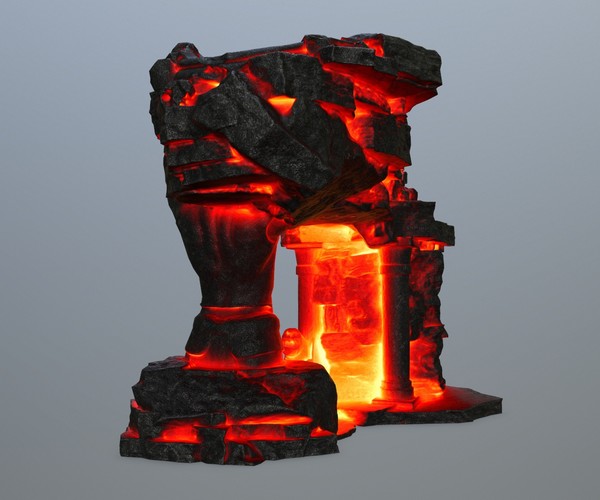 ArtStation - lava temple | Game Assets