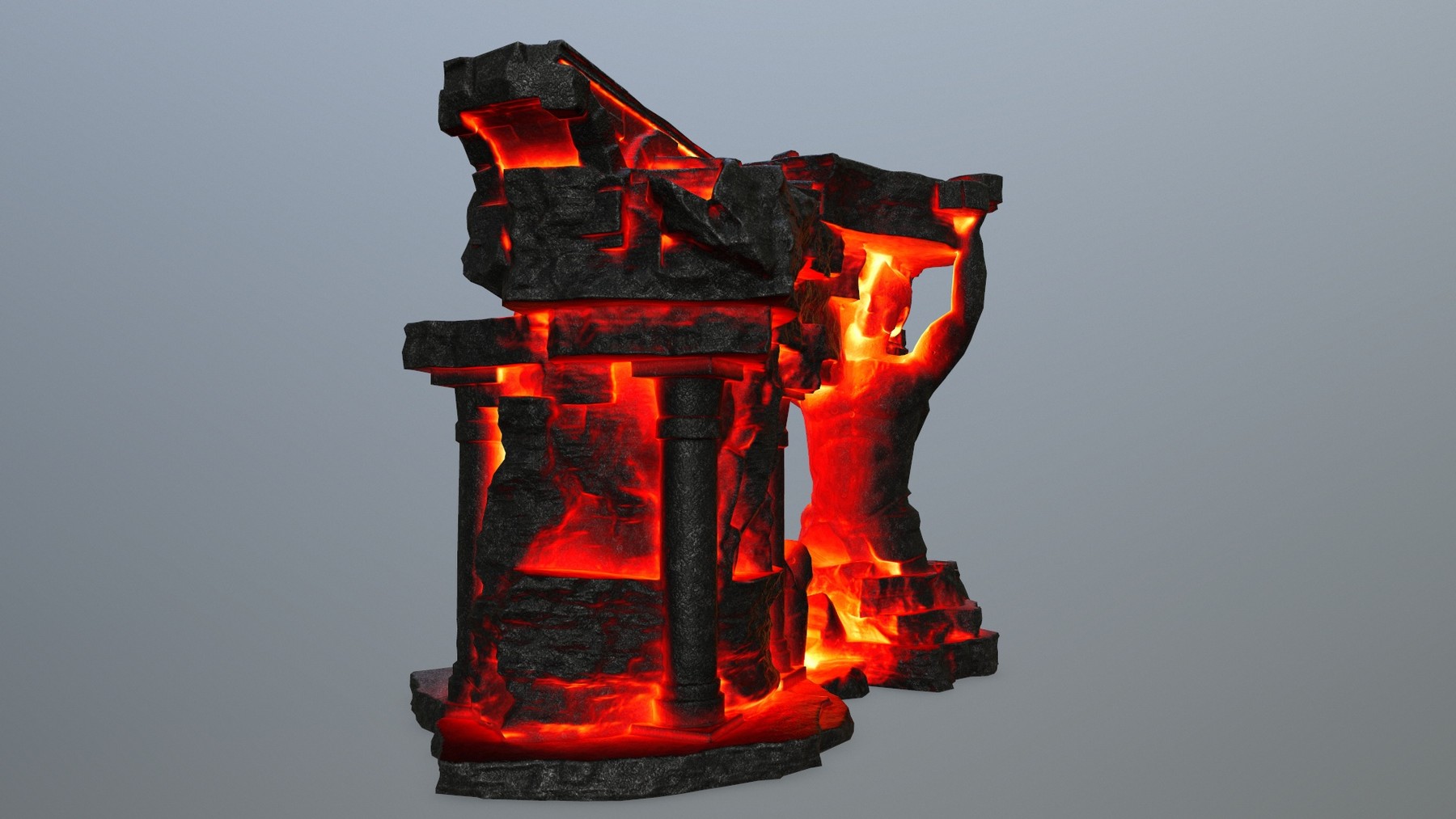 ArtStation - lava temple | Game Assets