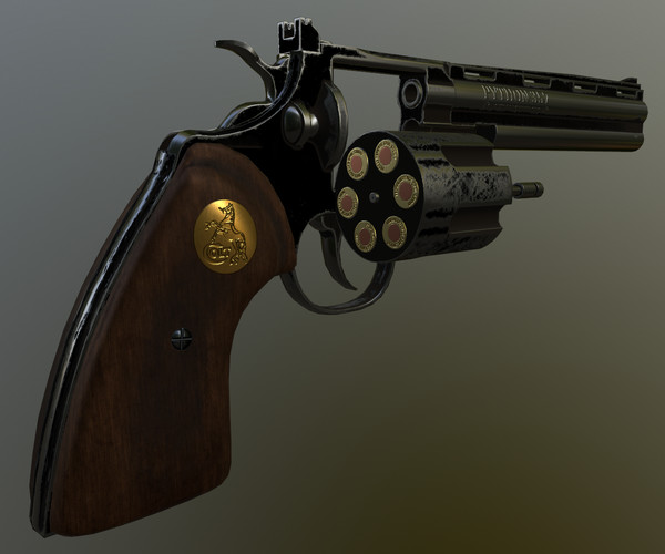 ArtStation - Colt Python | Game Assets