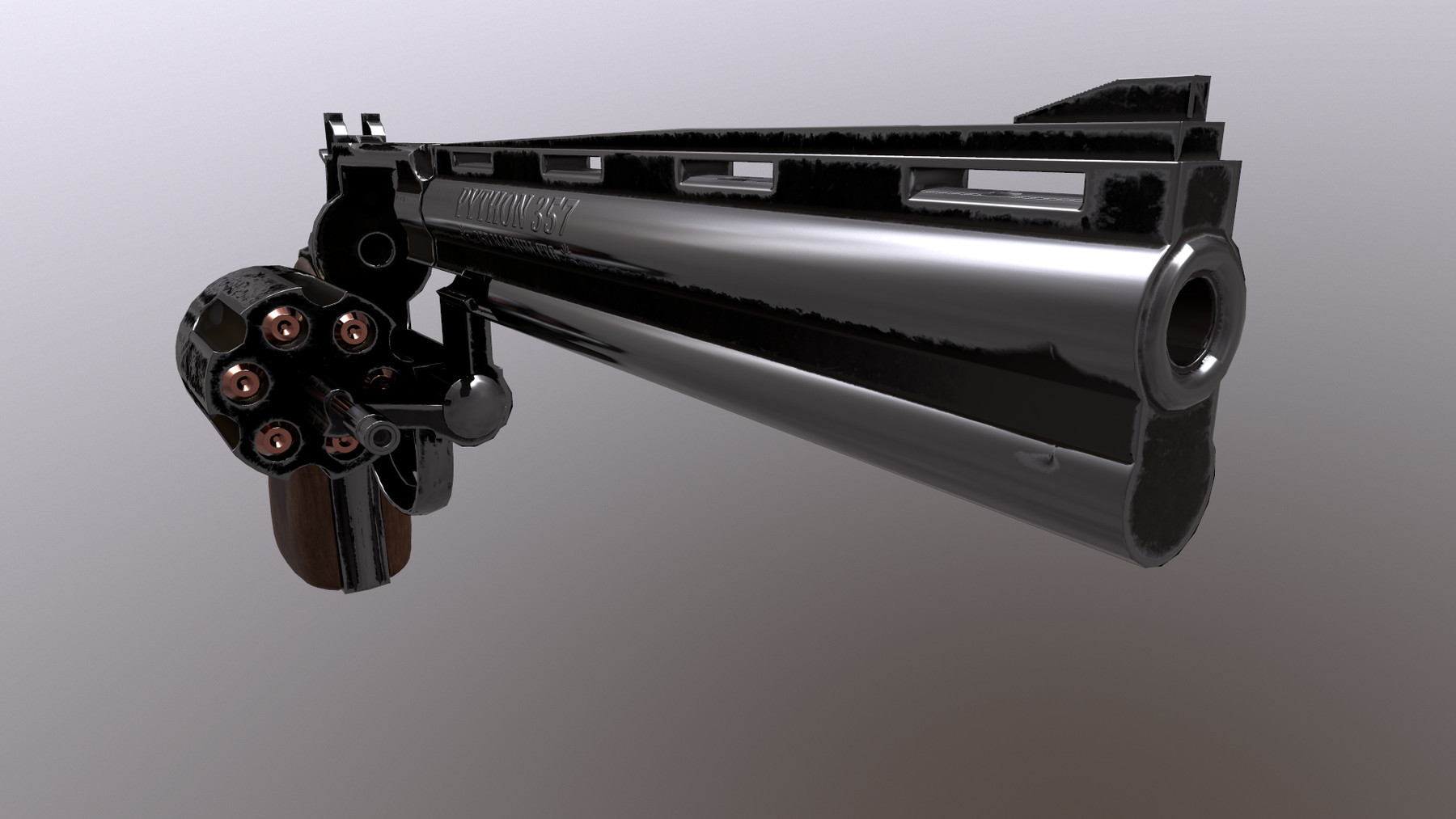 ArtStation - Colt Python | Game Assets