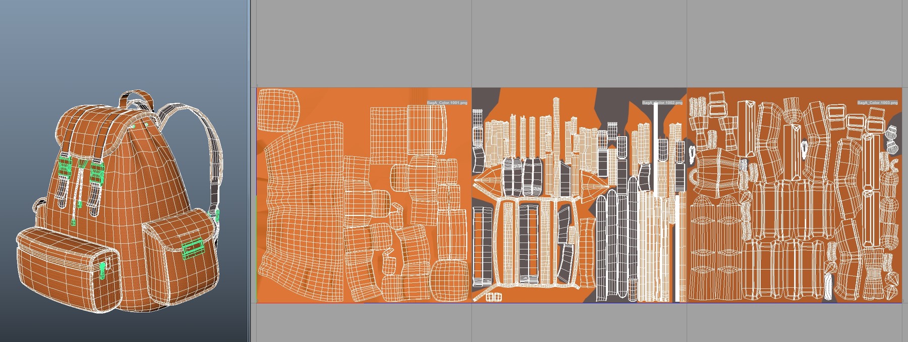 ArtStation - bag school bag | Resources