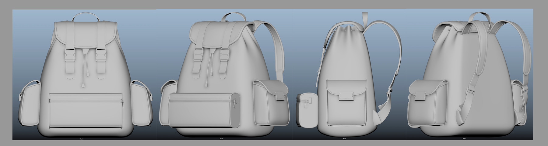 ArtStation - bag school bag | Resources