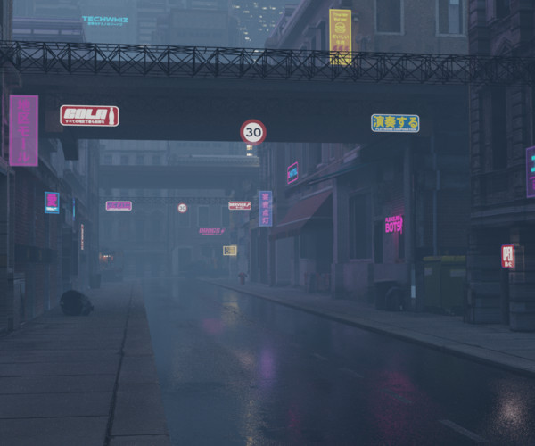 ArtStation - Cyberpunk Holograph Texture Pack (Full Version) | Game Assets