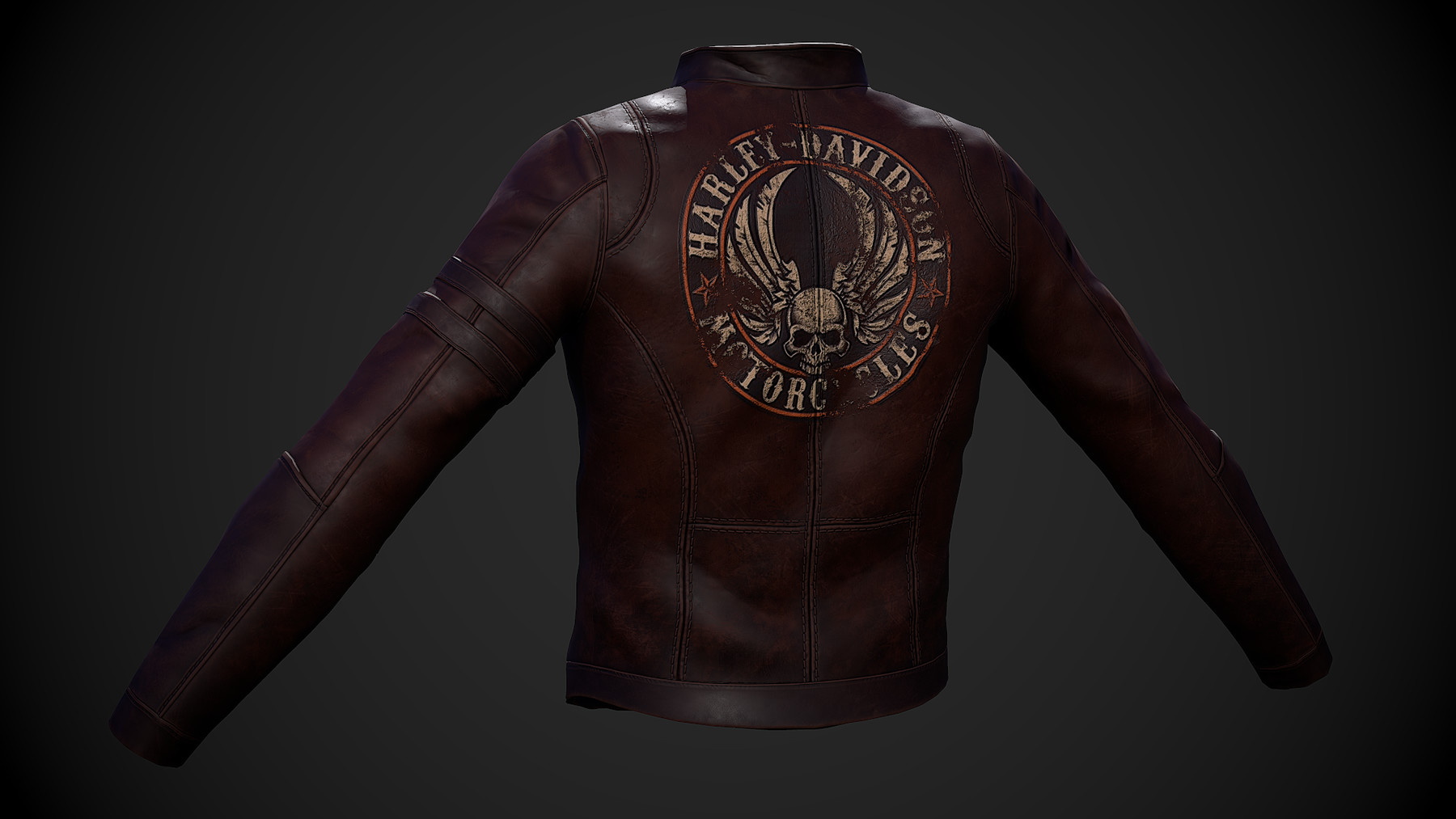 ArtStation - Jacket Leather - Game Asset / Low + High | Game Assets