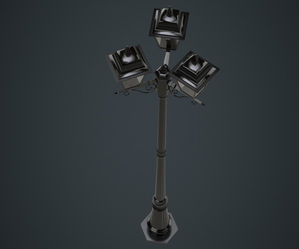 ArtStation - Street Light 2A | Game Assets