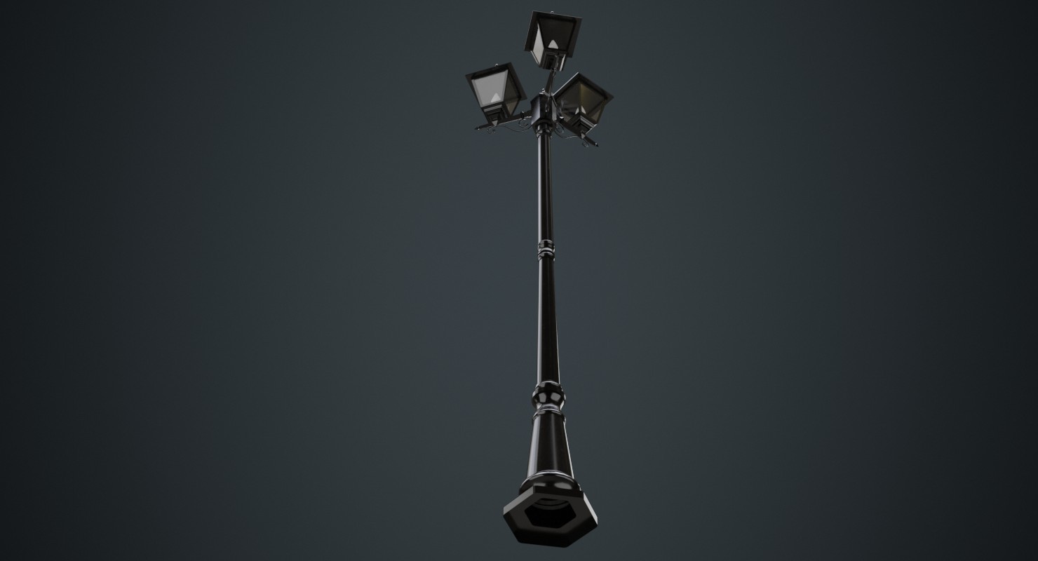 ArtStation - Street Light 2A | Game Assets