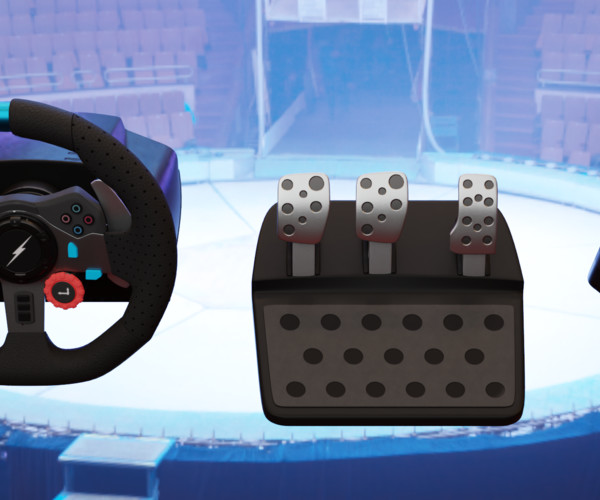 ArtStation - Racing Wheel 3D Model | Game Assets