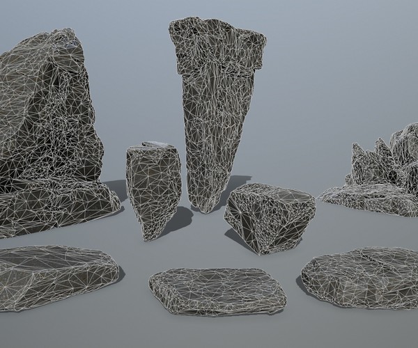 ArtStation - cliff rock set | Game Assets