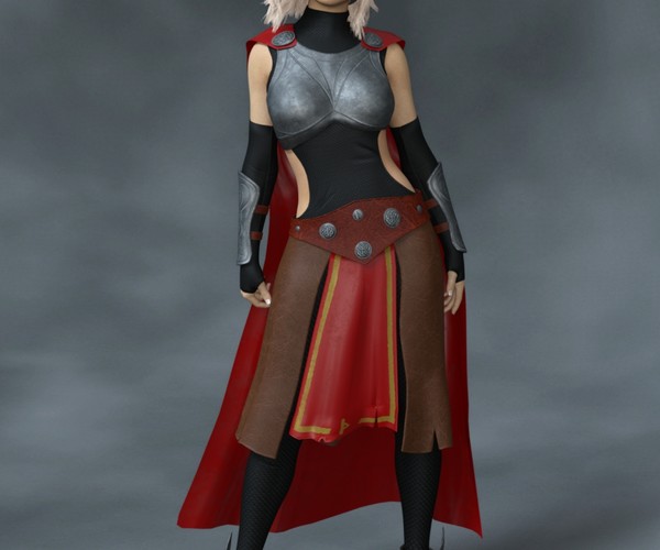 ArtStation - Thunder Warrior - Marvelous Designer for Daz3D | Resources