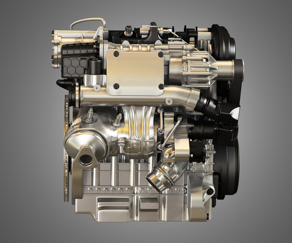 ArtStation - T6 Drive-E Petrol Engine 3D model | Resources