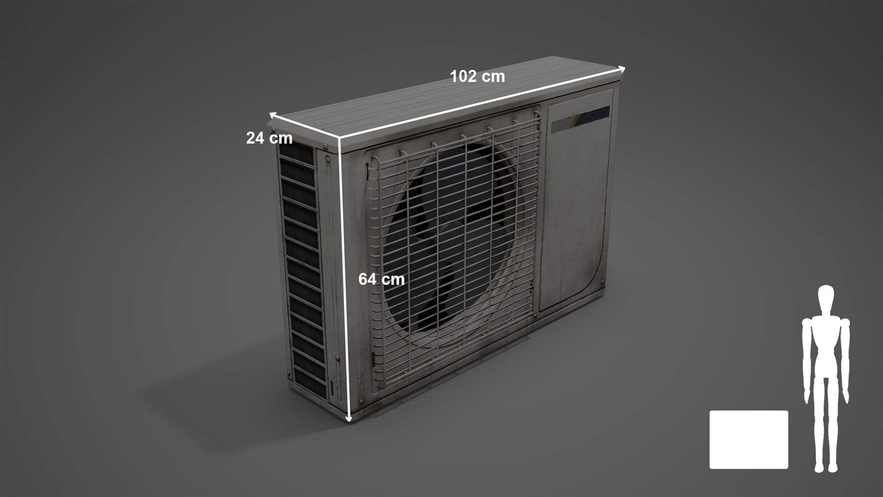 ArtStation - AirConditioner_01 | Game Assets