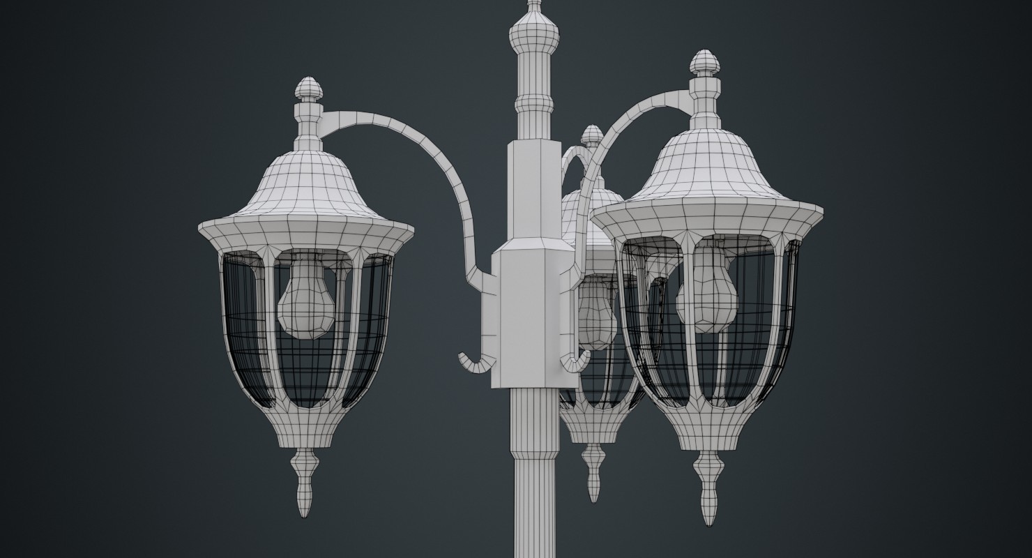 ArtStation - Street Light 3A | Game Assets