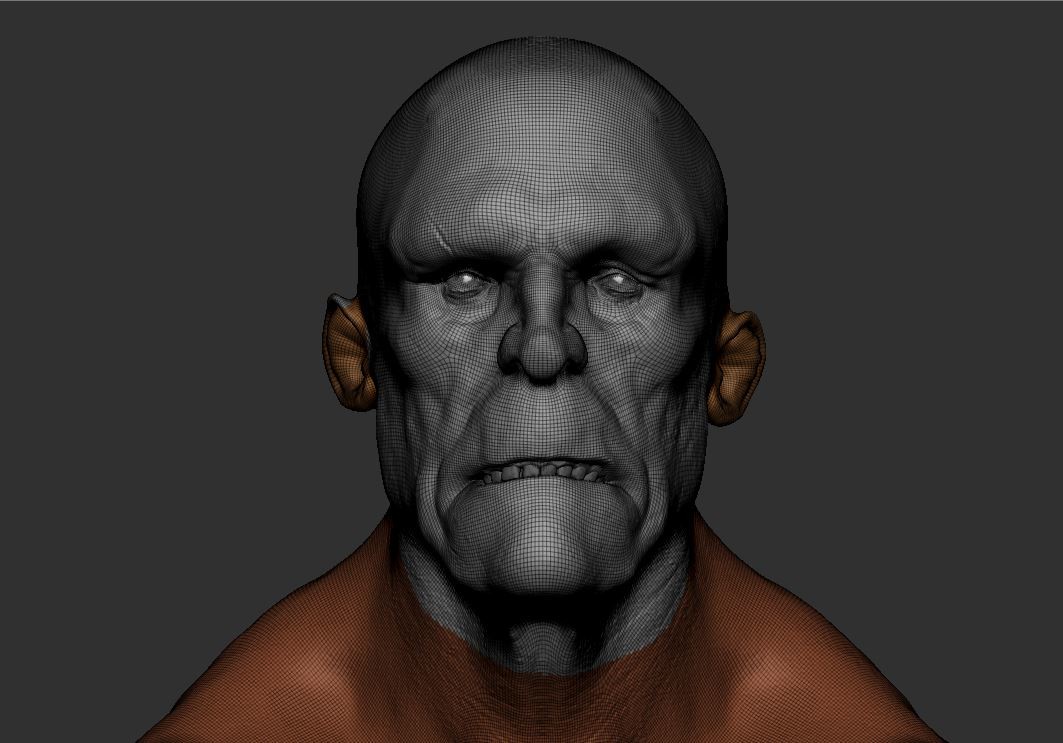 ArtStation - Bust Male Monster | Resources