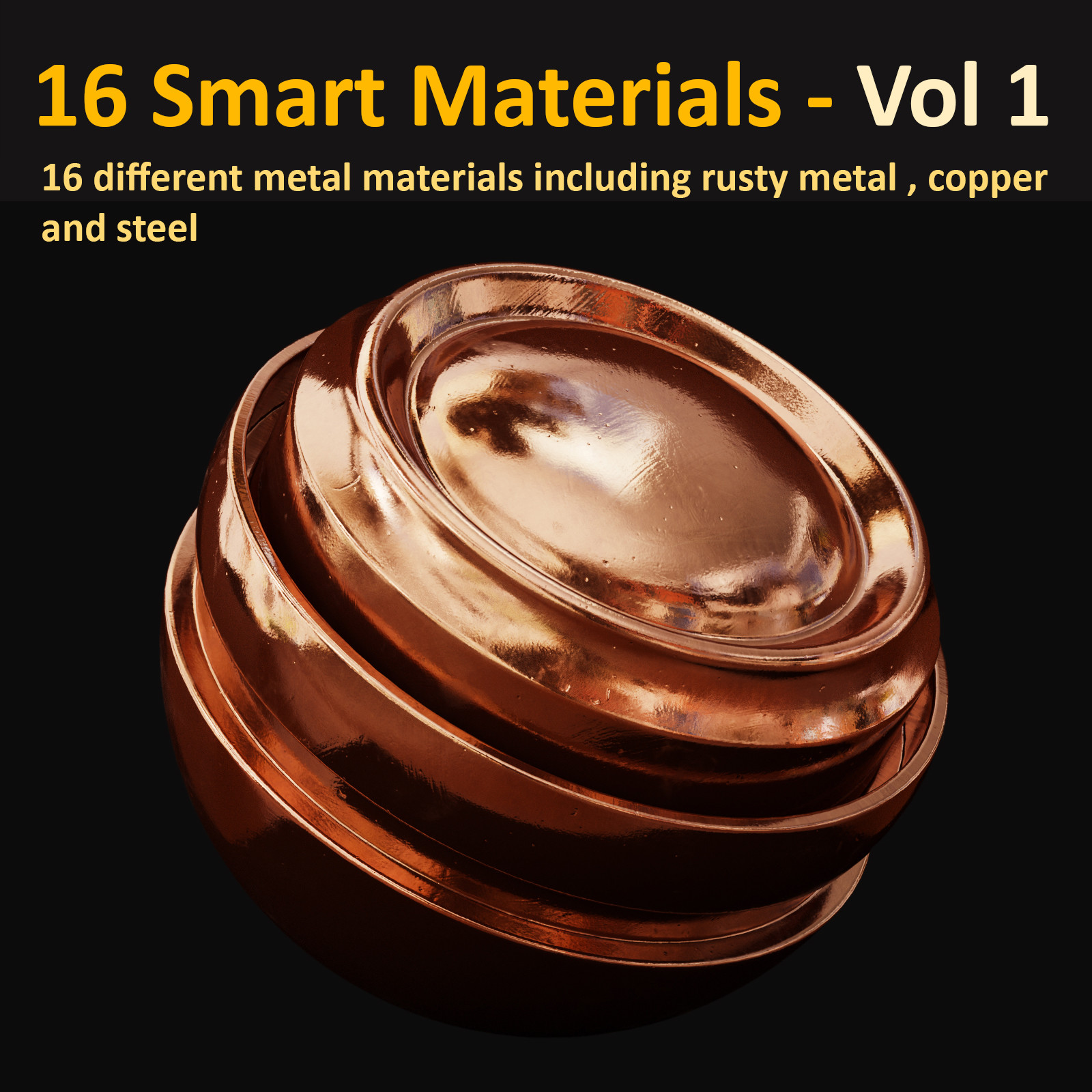 ArtStation - 16 Smart Materials _ Vol 1 | Resources