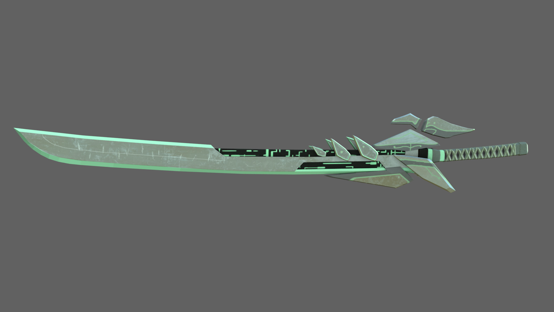 ArtStation - Futuristic Sci-Fi Sword PACK - 4 Swords with Distinct ...
