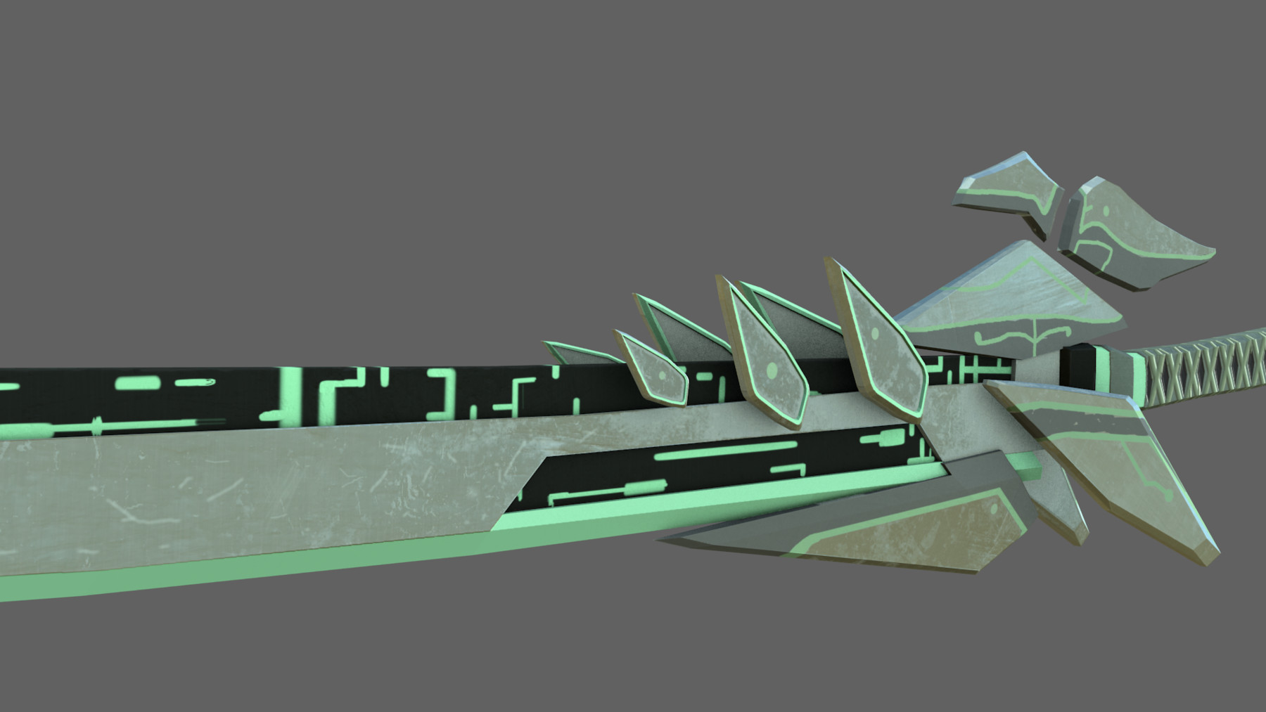 ArtStation - Futuristic Sci-Fi Sword PACK - 4 Swords with Distinct ...