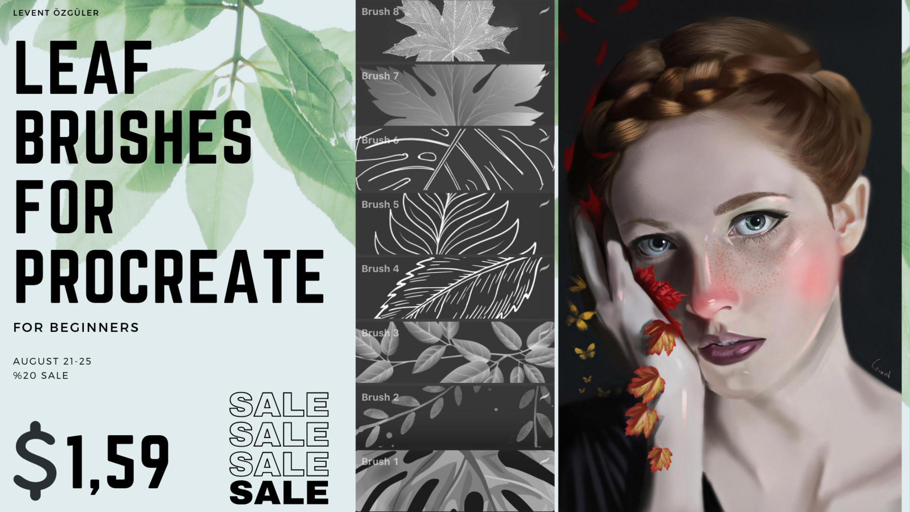 ArtStation - Leaf Brushes for Procreate | Brushes