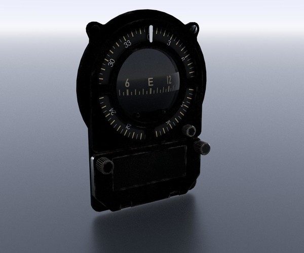 ArtStation - JAPANESE MAGNETIC COMPASS | Game Assets