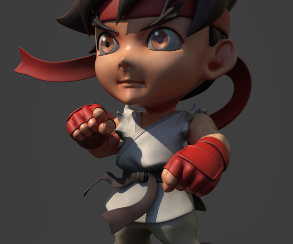 ArtStation - Ryu_pocket 3d print | Resources