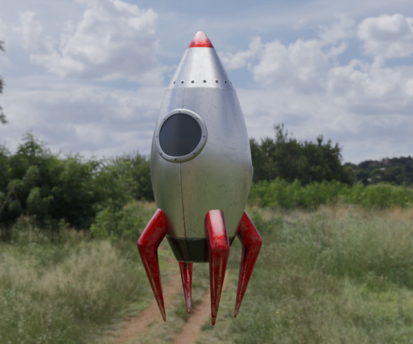 ArtStation - Spaceship Cartoon 3D Model | Game Assets