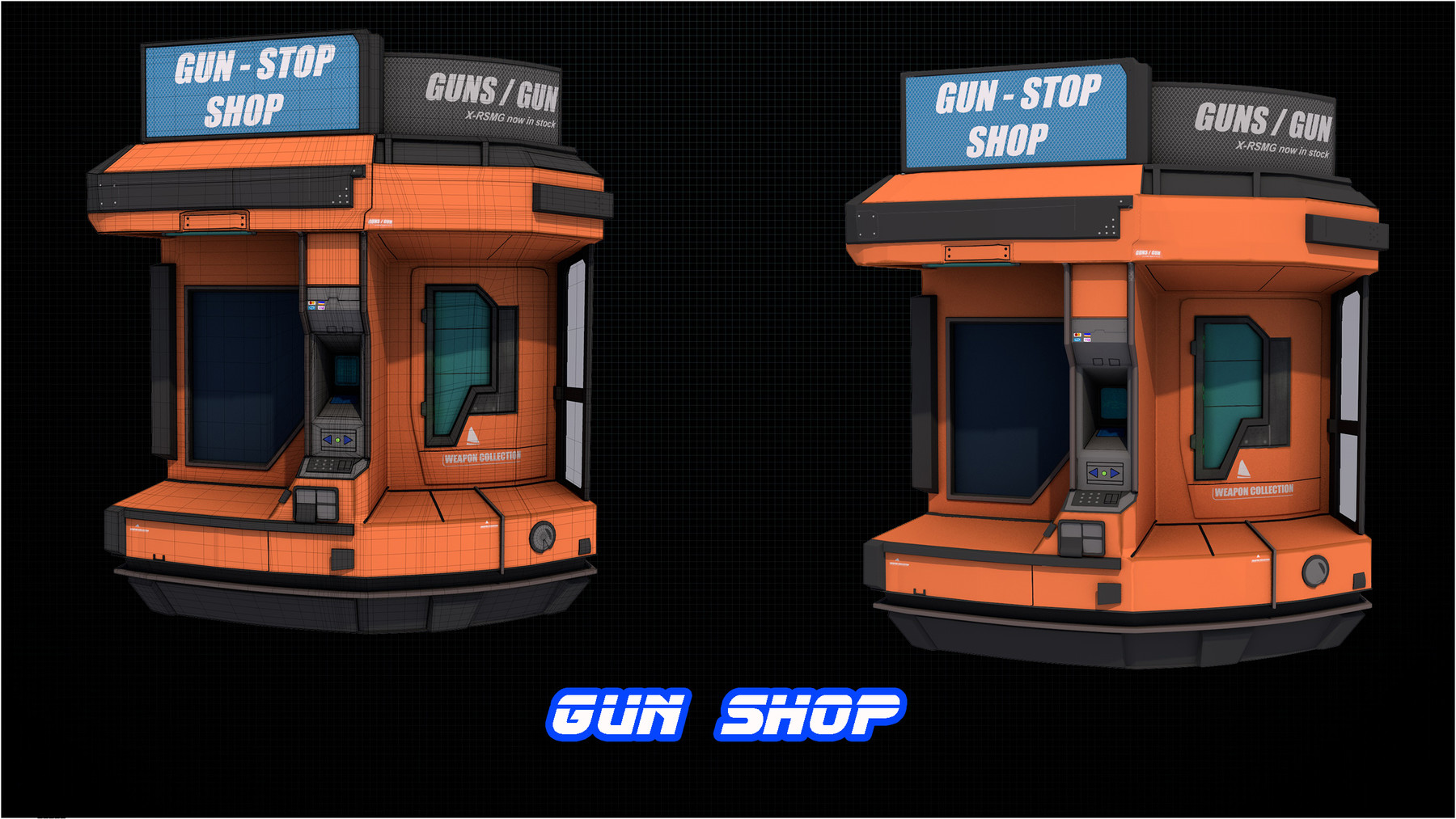ArtStation - Gun Shop | Game Assets