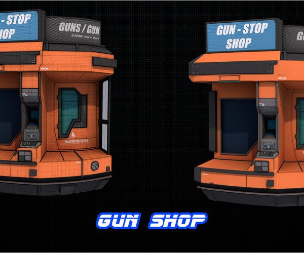 ArtStation - Gun Shop | Game Assets
