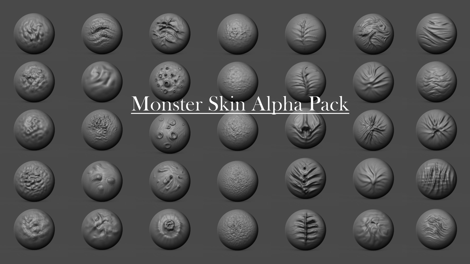 Graphicx Horror - Monster Skin Alpha Pack