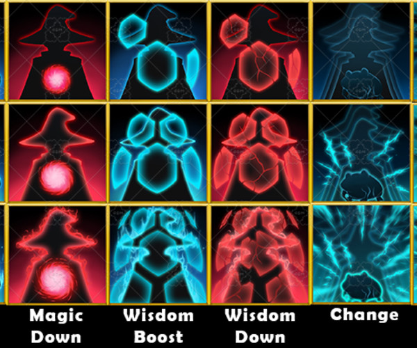 ArtStation - Fantasy Game Basic Magic Skill Icons - Buff Magic | Game ...