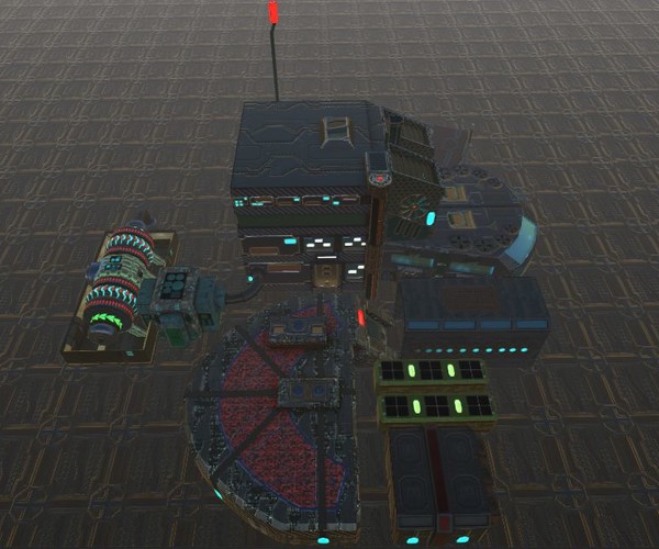 ArtStation - Sci-Fi Army Base | Game Assets