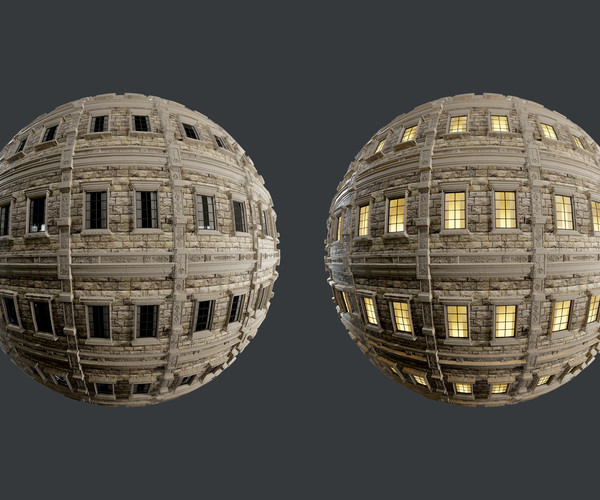 ArtStation - Building Facade Seamless PBR Texture 04 | Game Assets