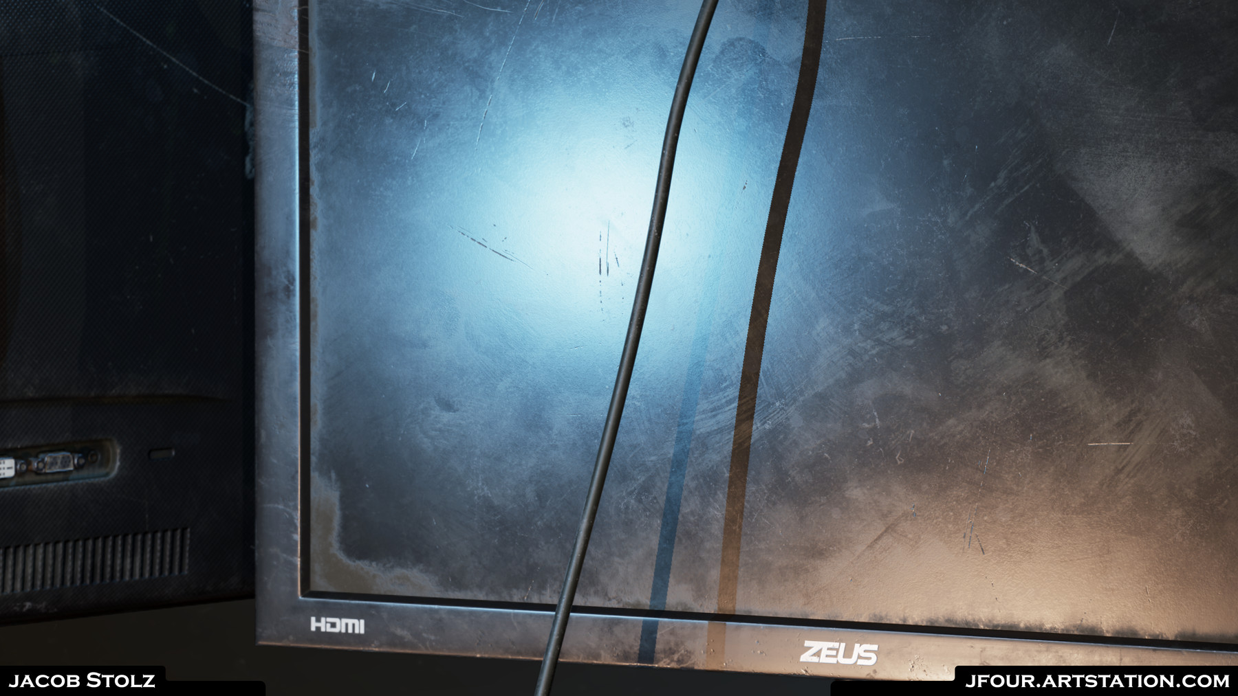 ArtStation - HD Monitor Free Prop + Project Files | Game Assets